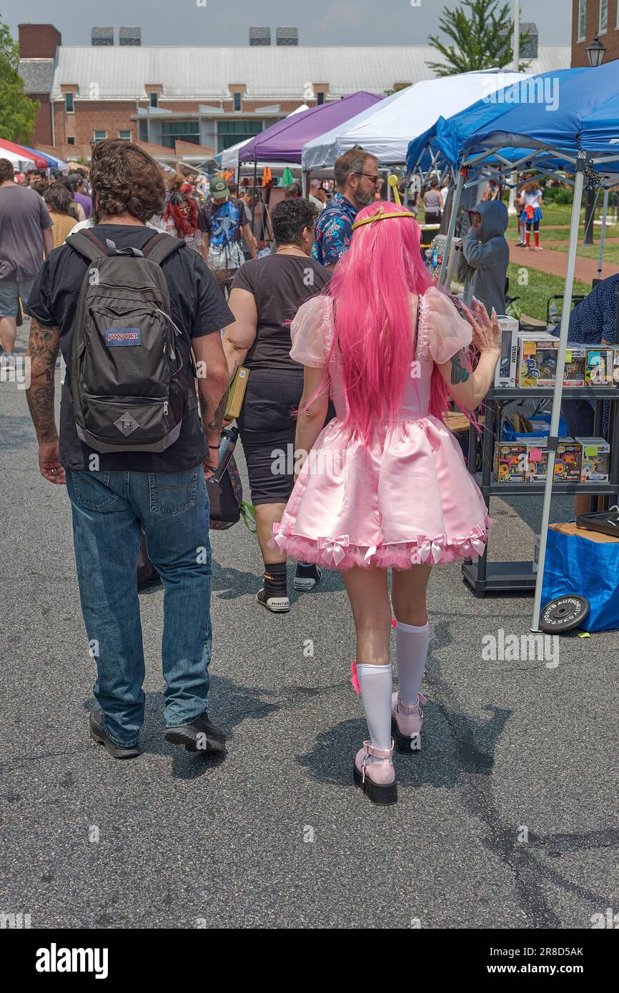 Cosplayers at the Dover Comic Con, Dover, Delaware USA 2023 Stock Photo ...