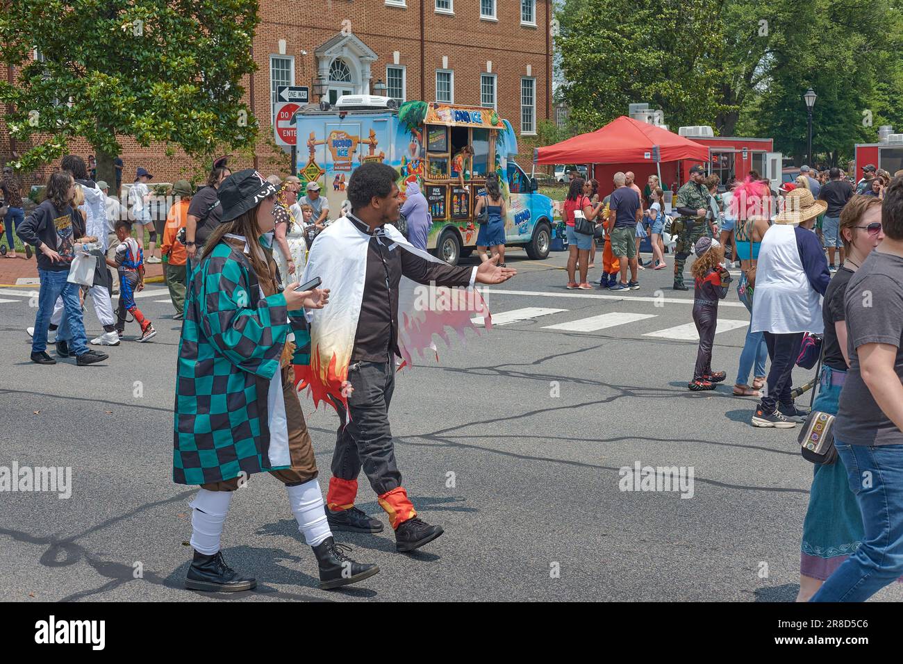 Cosplayers at the Dover Comic Con, Dover, Delaware USA 2023 Stock Photo ...