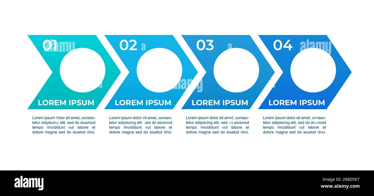 Managing business blue infographic chart design template Stock Vector ...