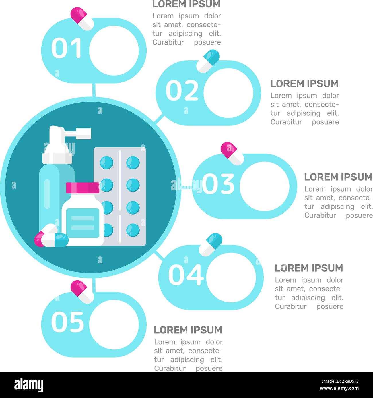 Medicine infographic chart design template Stock Vector Image & Art - Alamy