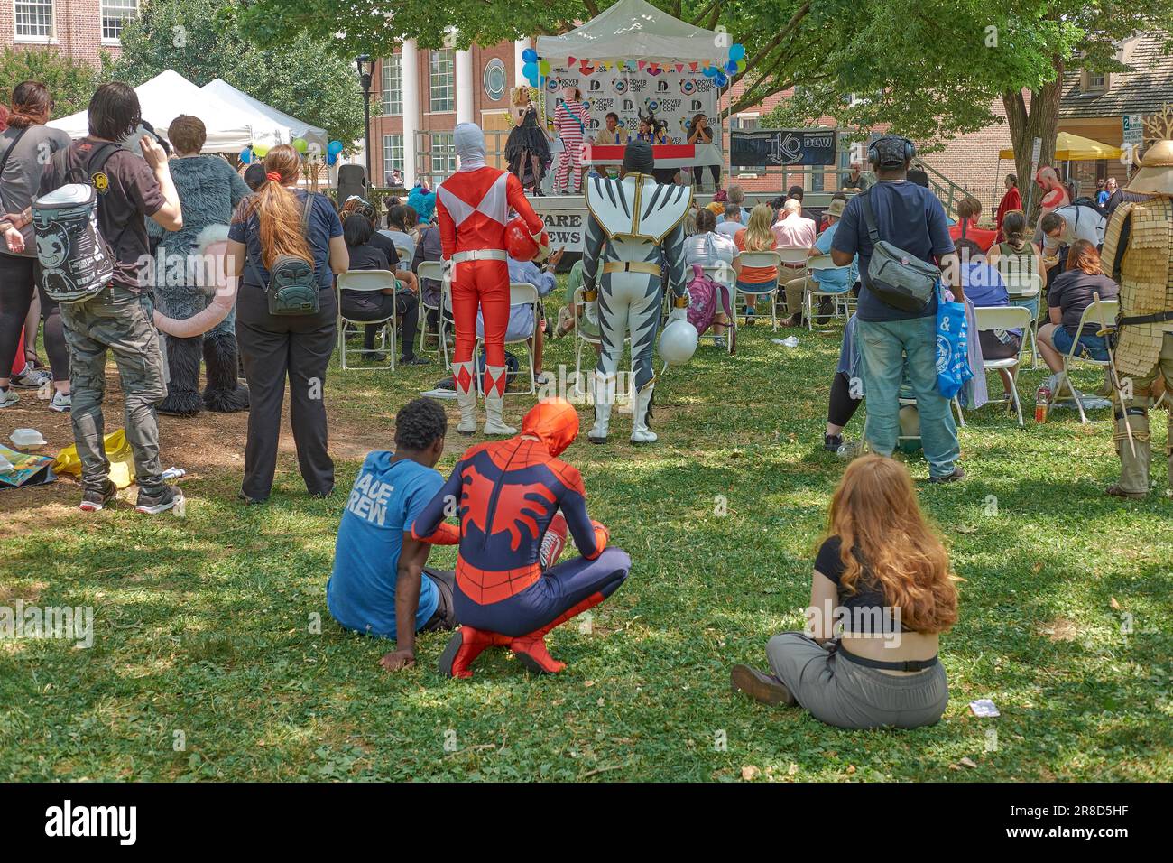 Cosplayers at the Dover Comic Con, Dover, Delaware USA 2023 Stock Photo ...