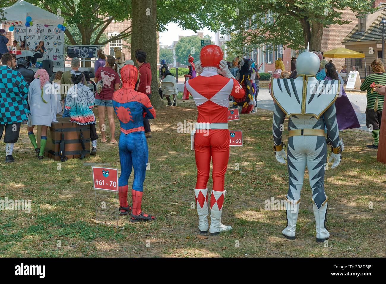 Cosplayers at the Dover Comic Con, Dover, Delaware USA 2023 Stock Photo ...