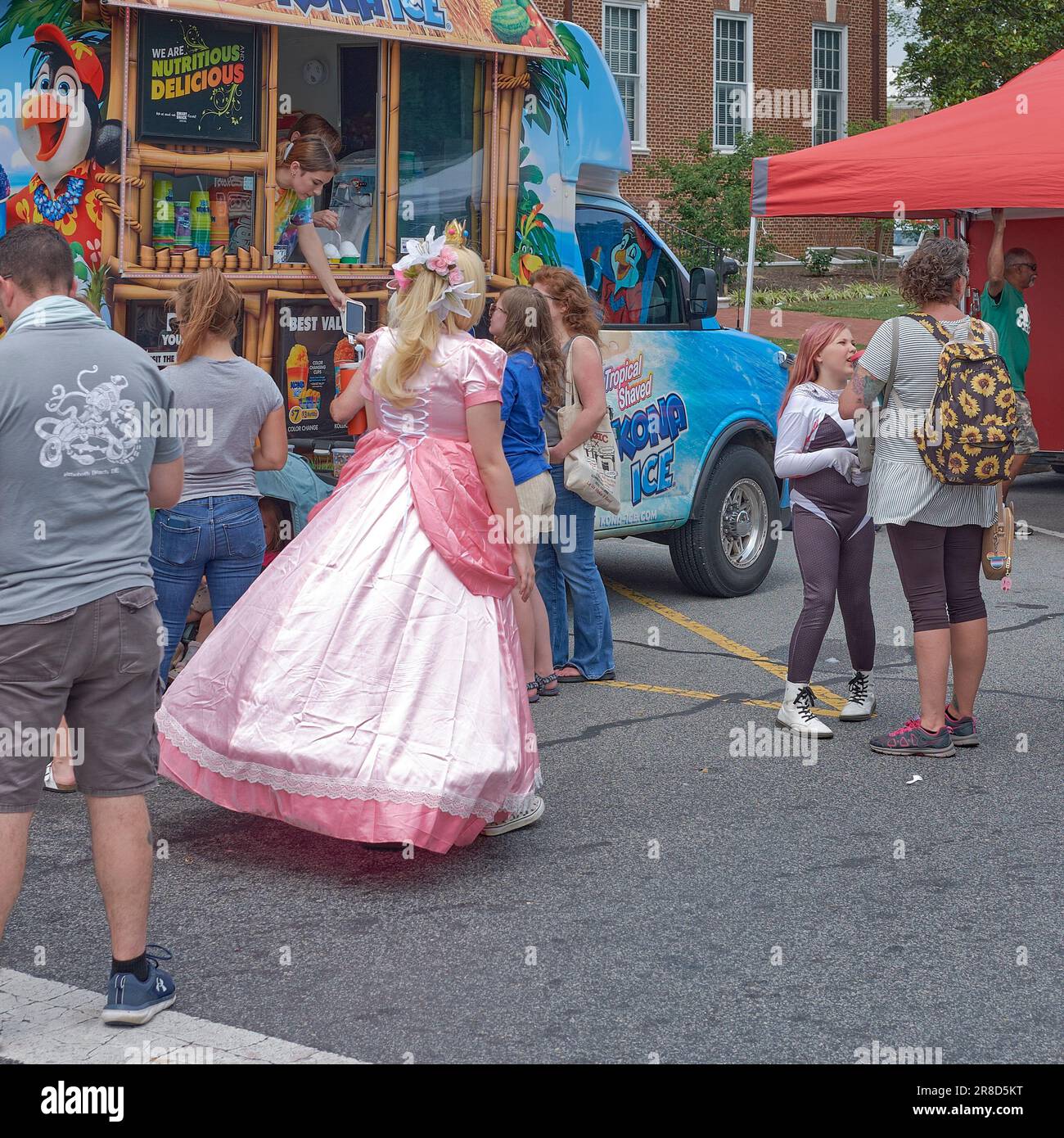 Cosplayers at the Dover Comic Con, Dover, Delaware USA 2023 Stock Photo ...