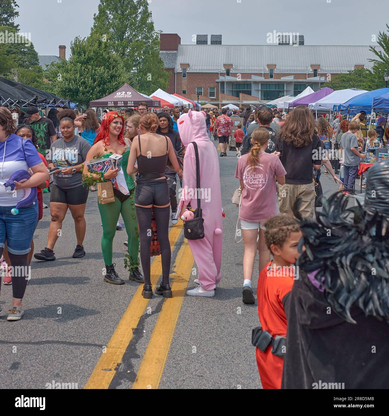 Cosplayers at the Dover Comic Con, Dover, Delaware USA 2023 Stock Photo ...