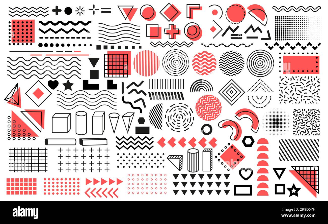 Memphis design group Cut Out Stock Images & Pictures - Alamy