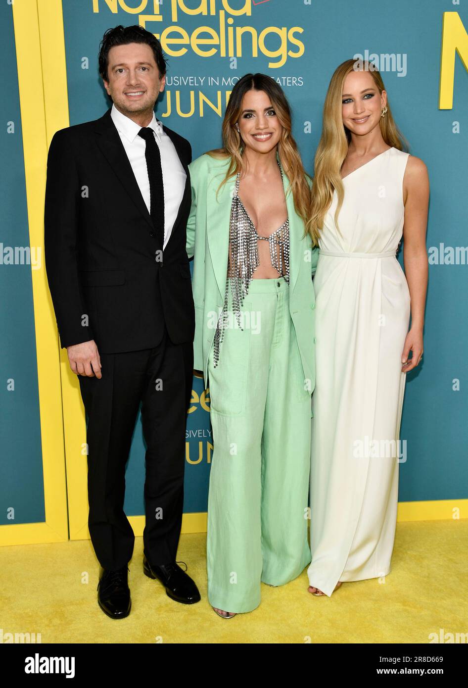 Director Gene Stupnitsky, from left, Natalie Morales and Jennifer ...