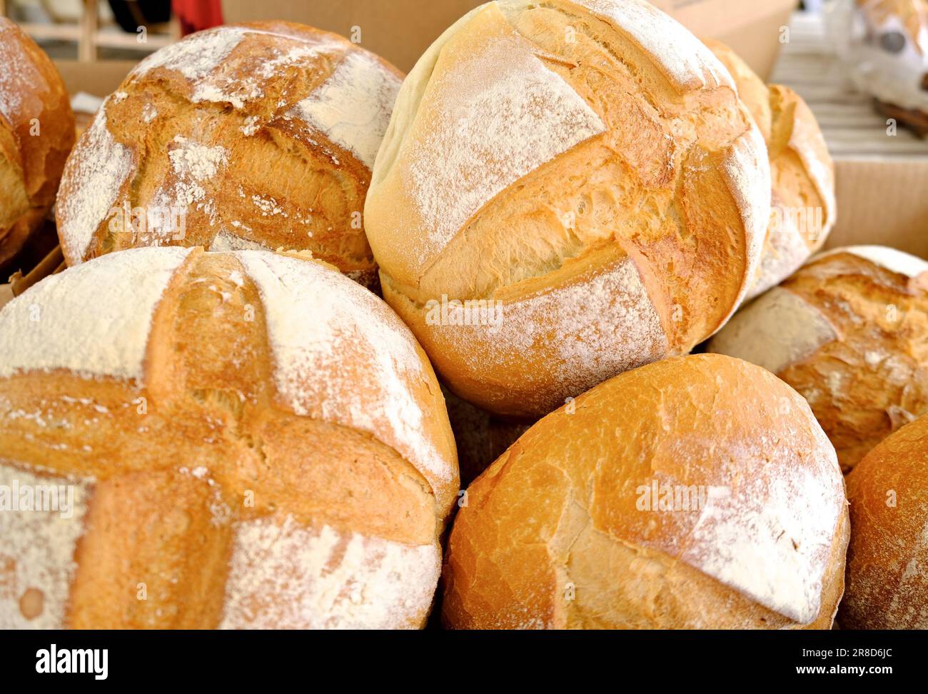 bread rolls bakery buns food Stock Photo - Alamy