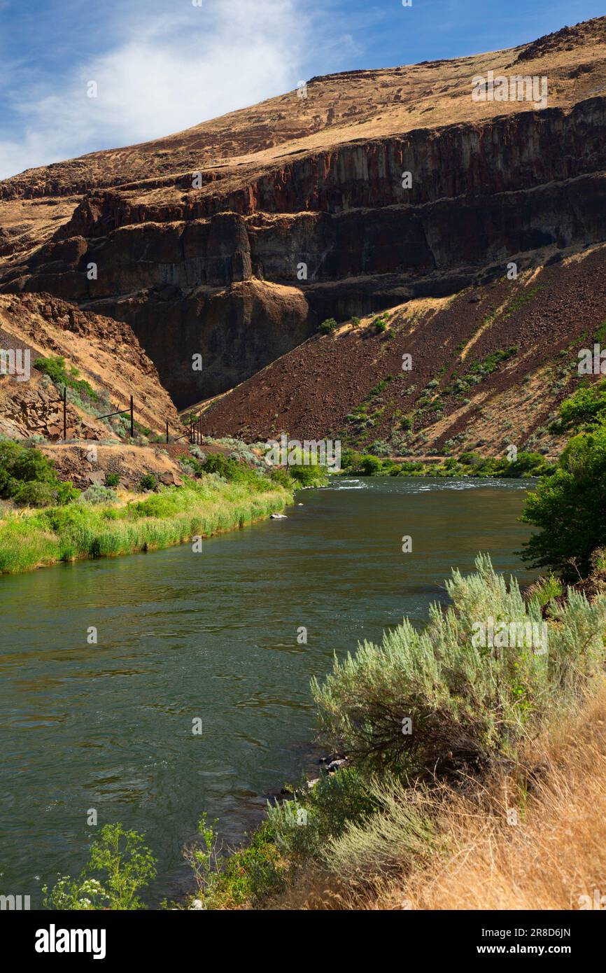 Lower deschutes river national back country byway hi-res stock ...