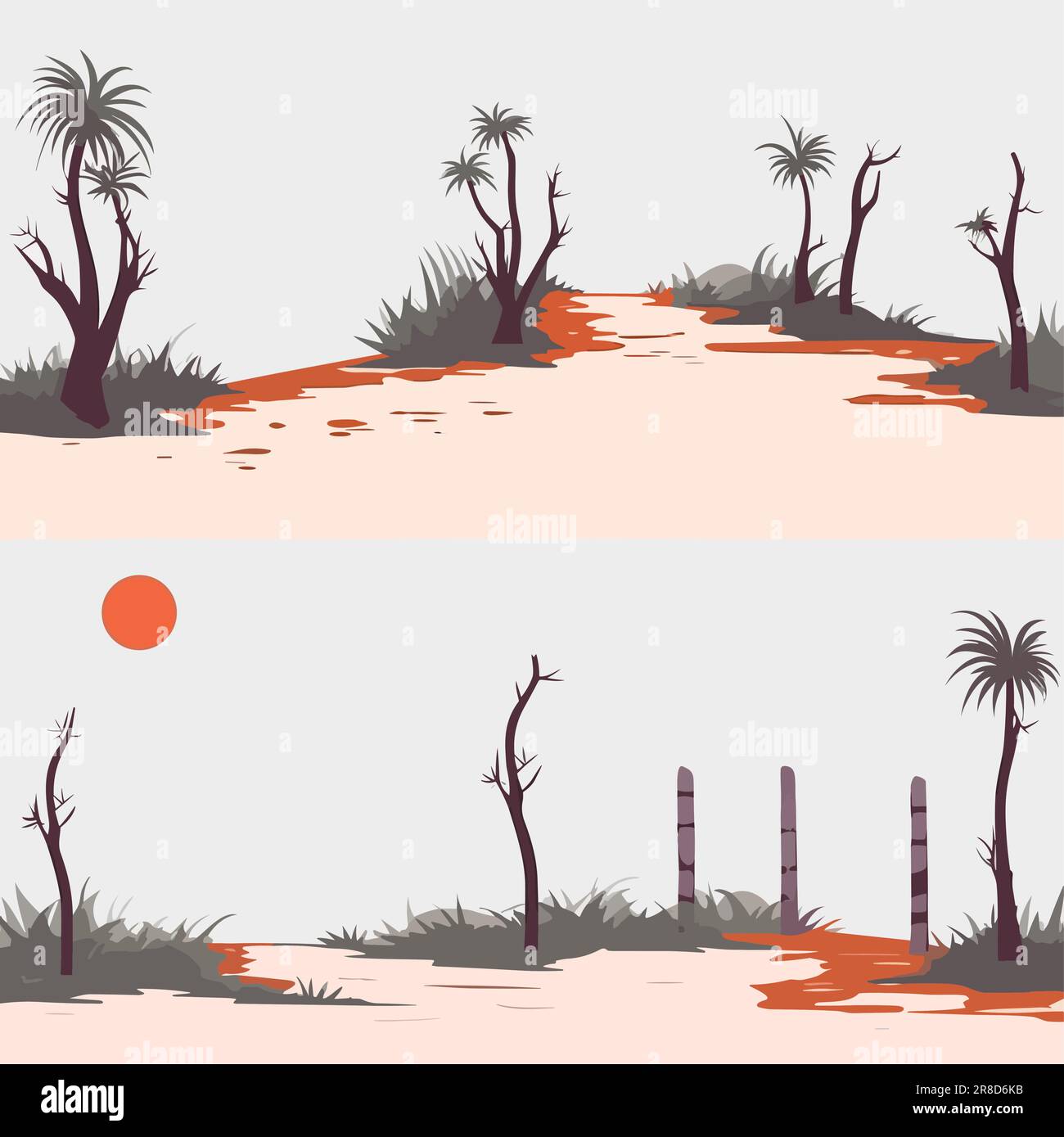 Isolated pathway Stock Vector Images - Alamy