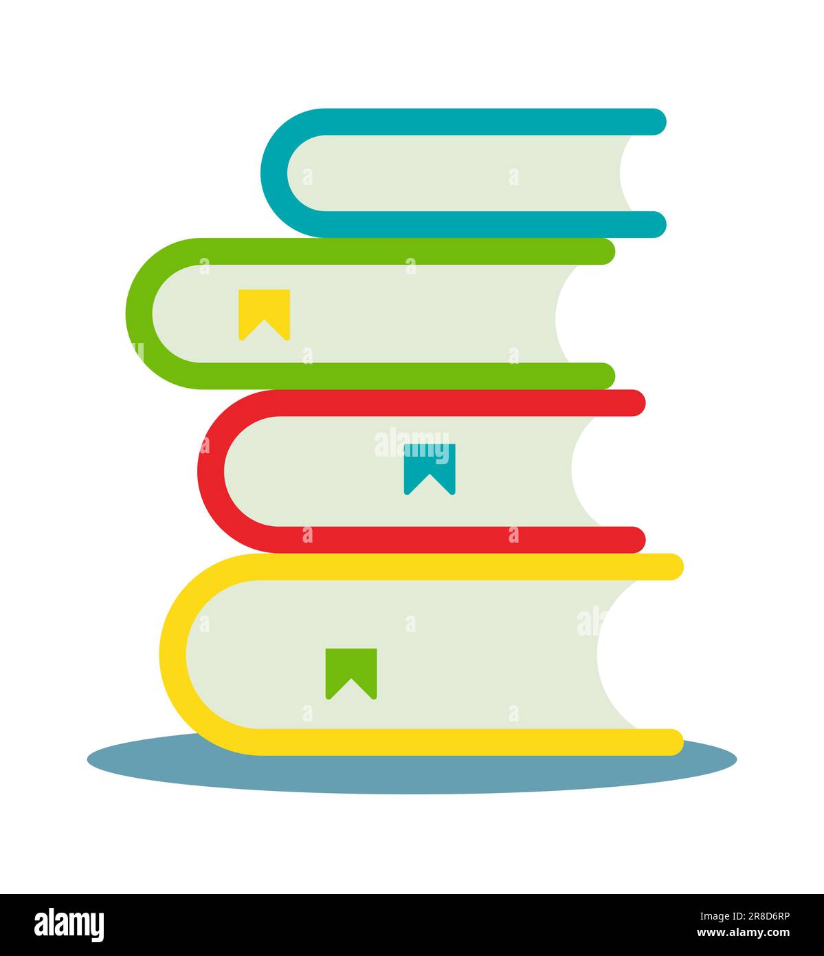 Pile of books vector design element Stock Vector Image & Art - Alamy