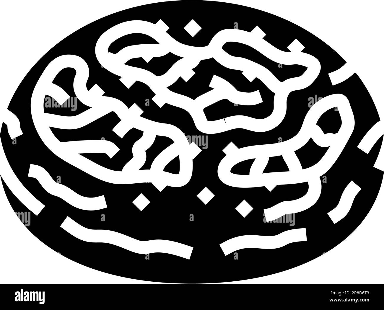 pesto bun food meal glyph icon vector illustration Stock Vector Image ...