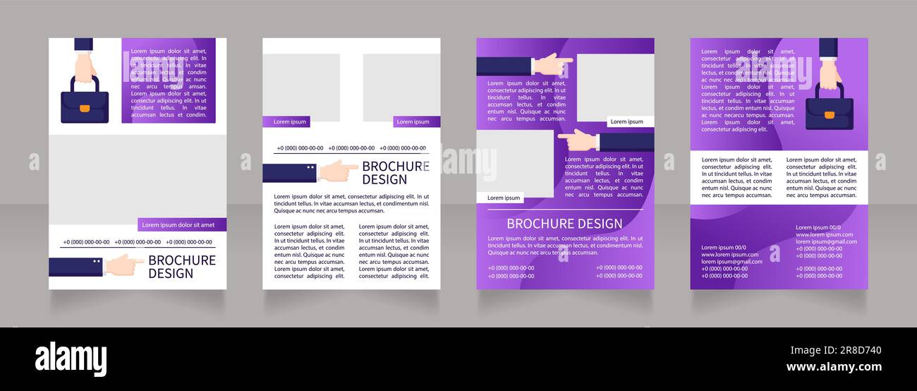 Hiring top talents guideline blank brochure layout design Stock Vector ...