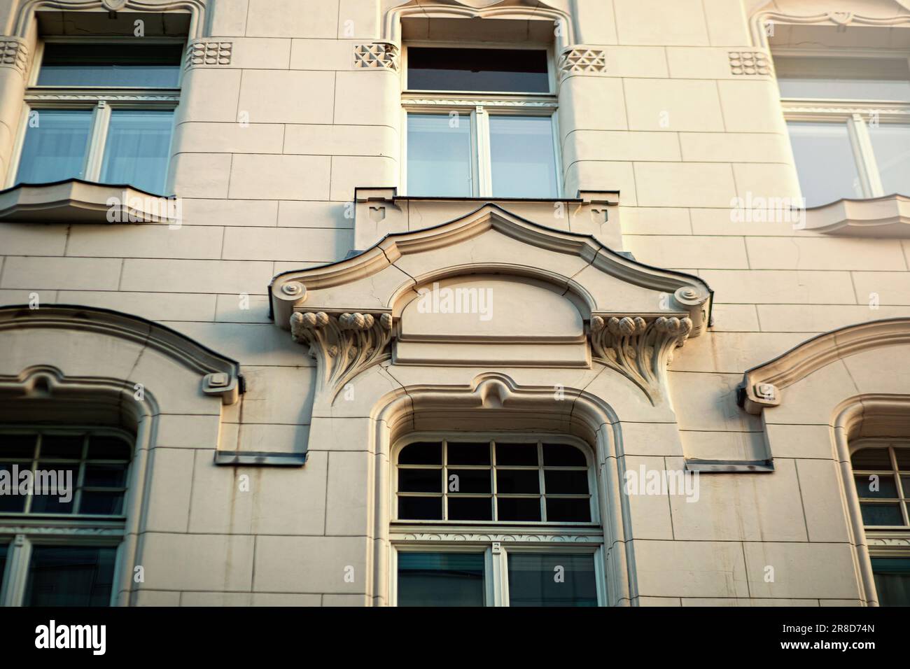 Facade of secession building in Budapest,Hungary. High quality photo ...