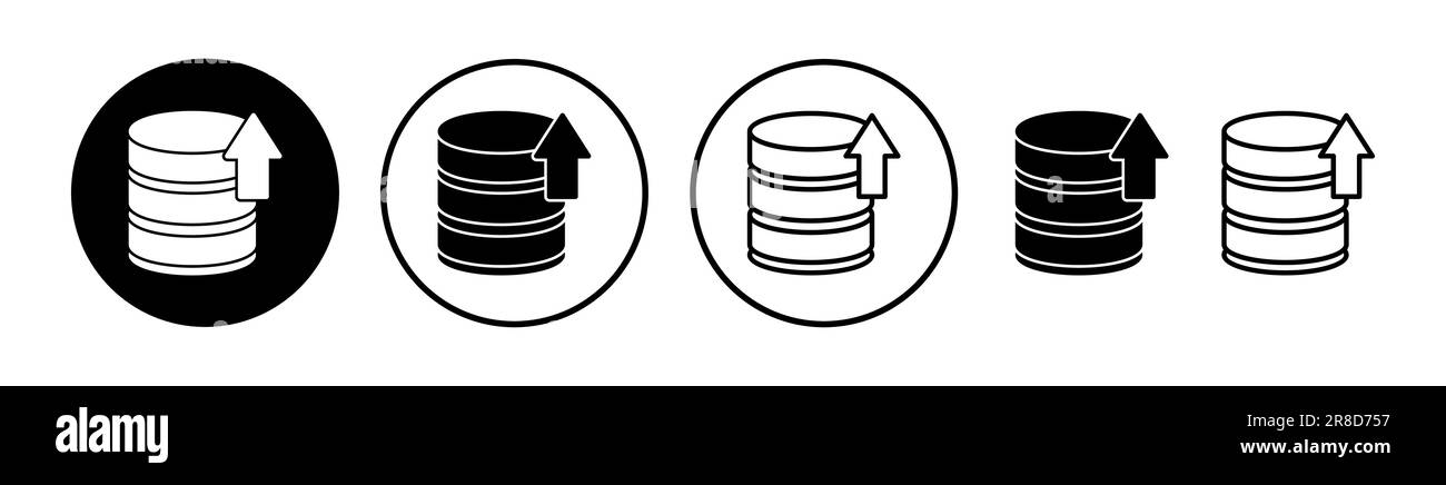 Database Icon Vector Server Icon Storage Stock Vector Image And Art Alamy