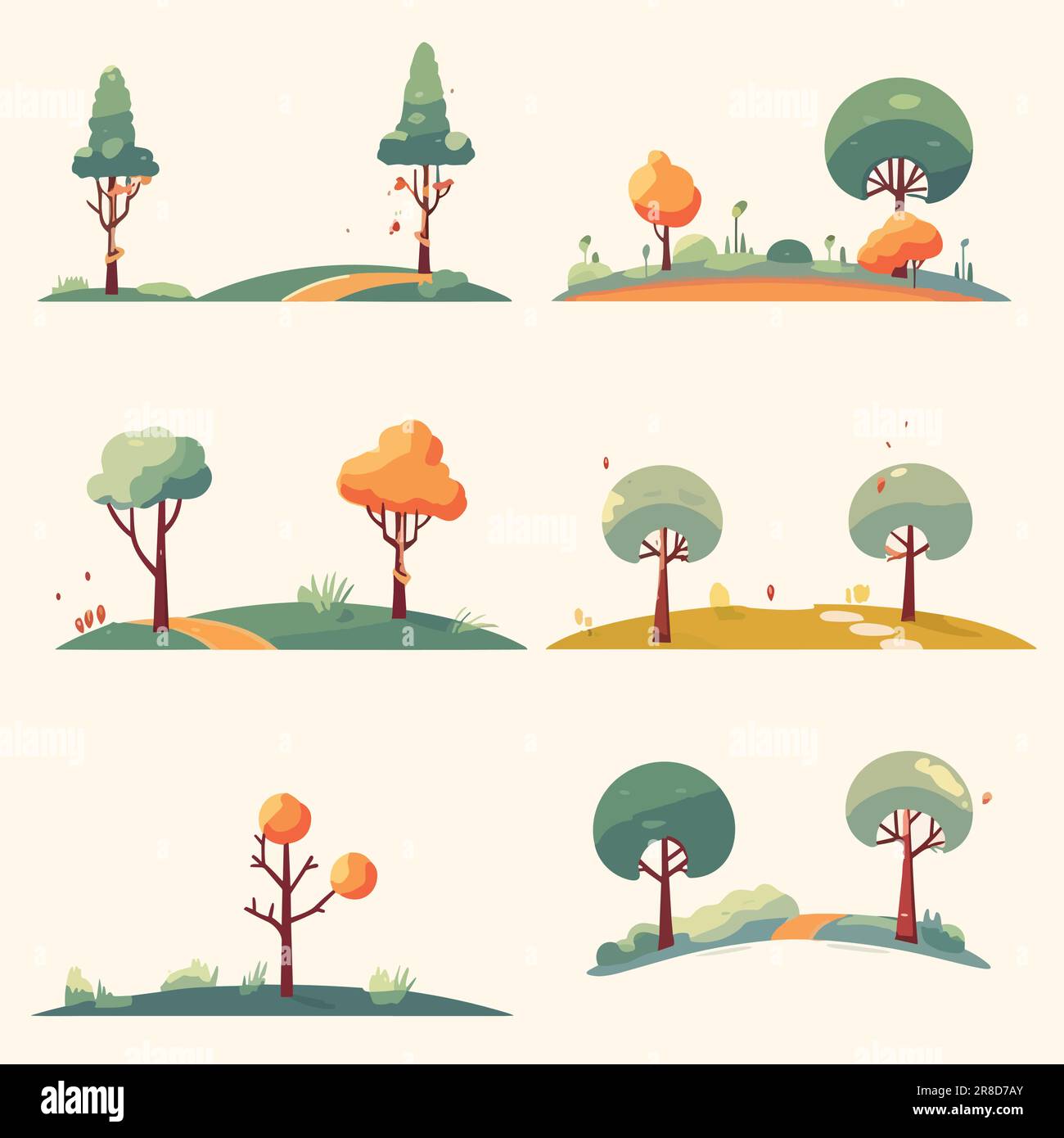 Pathway View Stock Vector Images Alamy