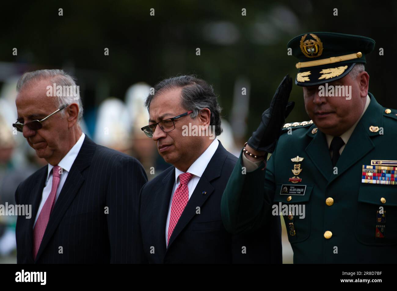 Bogota, Colombia. 20th June, 2023. /Left to right) Colombia's minister ...
