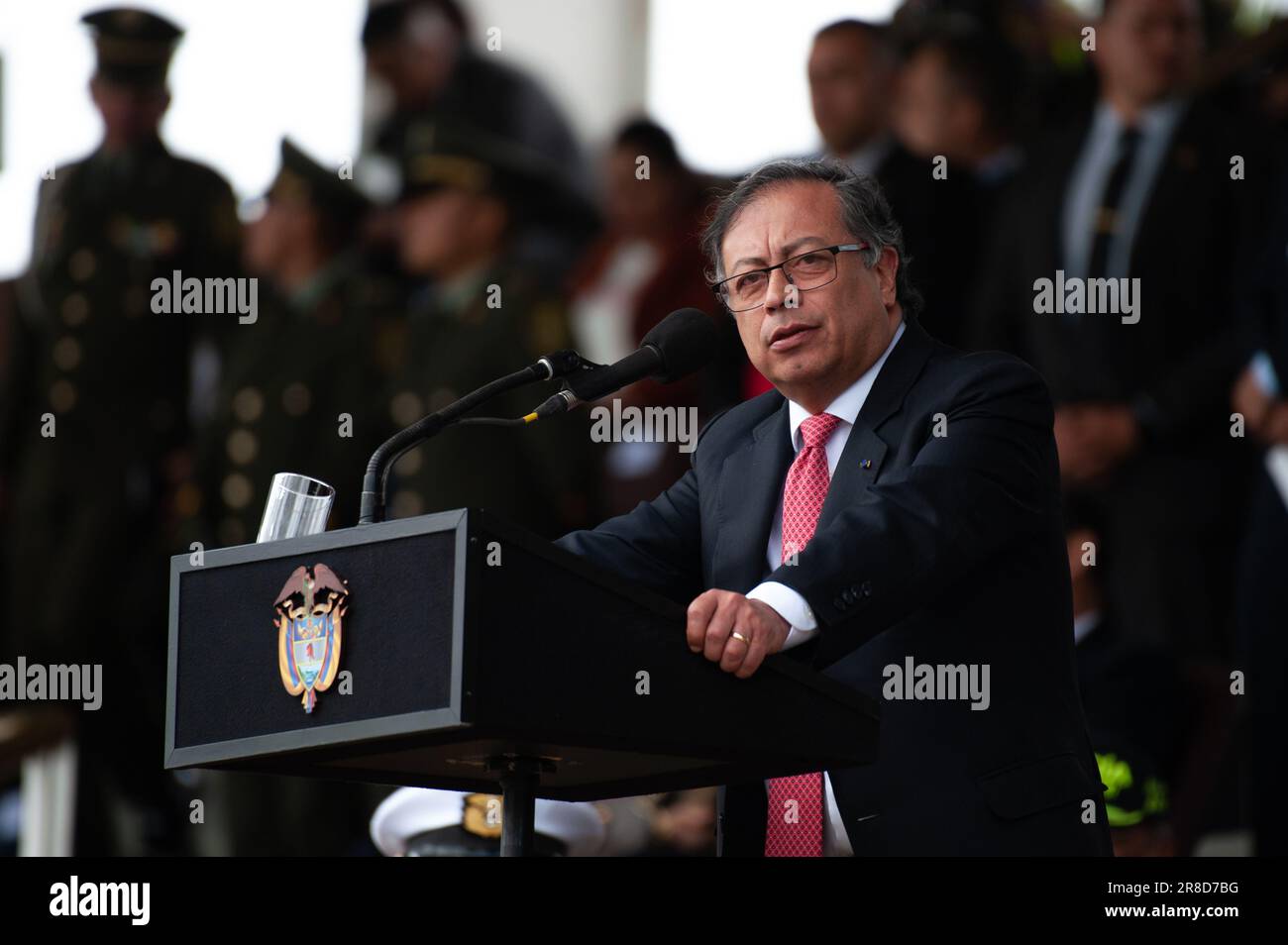 Bogota, Colombia. 20th June, 2023. Colombian President Gustavo Petro ...