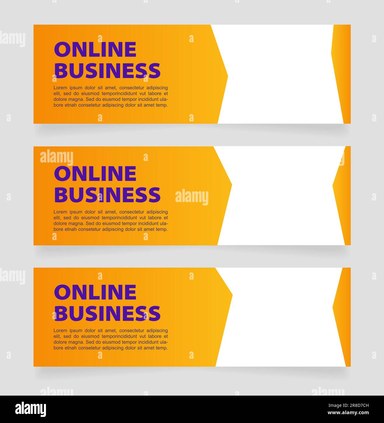 Improve communication skills web banner design template Stock Vector ...