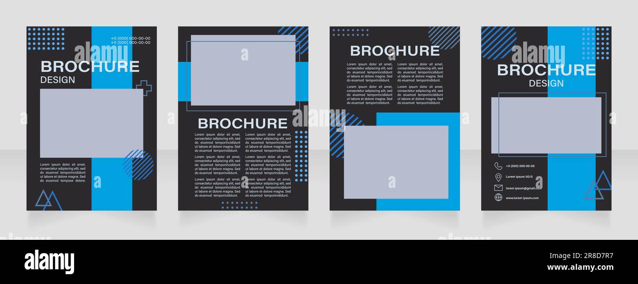 Photography workshops blank brochure layout design Stock Vector Image ...