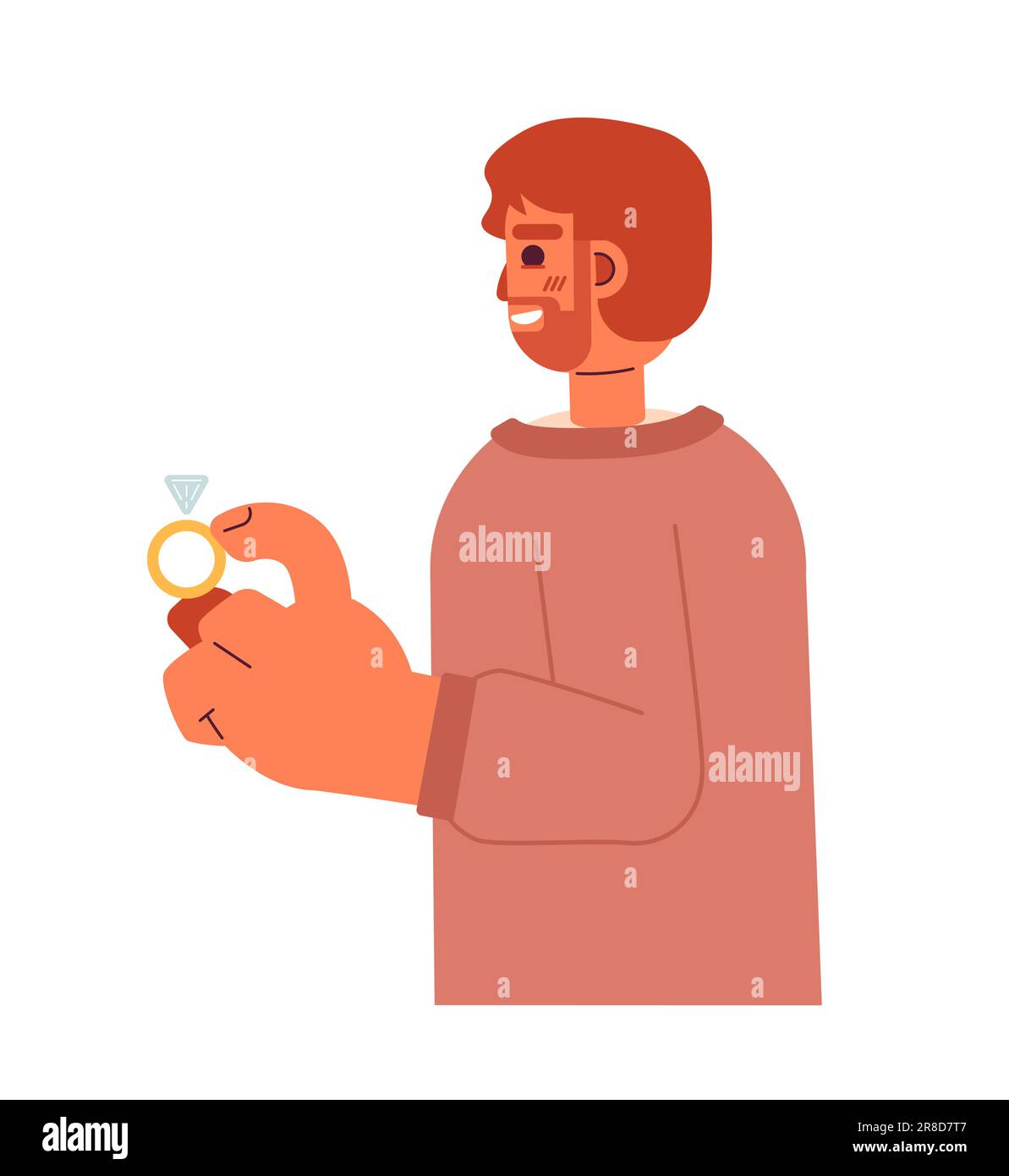 Bearded groom Stock Vector Images - Alamy