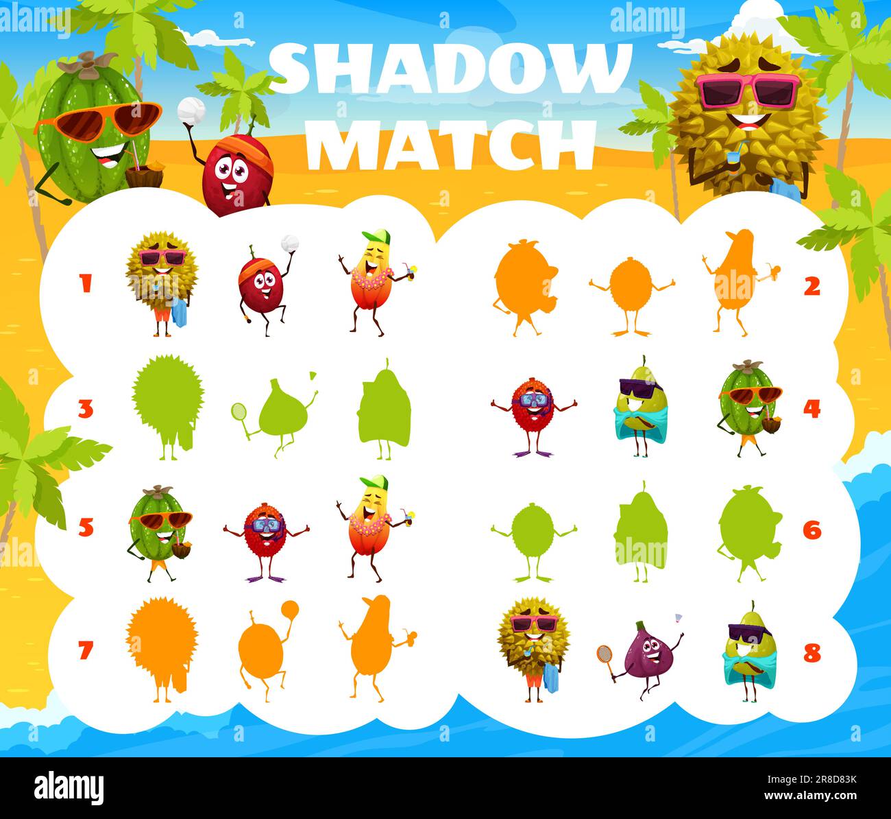 Volleyball match kids Stock Vector Images - Alamy