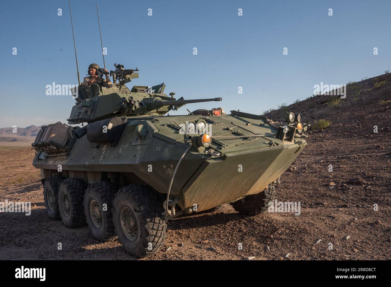 U.S. Marines with 4th Light Armored Reconnaissance Battalion, 4th ...