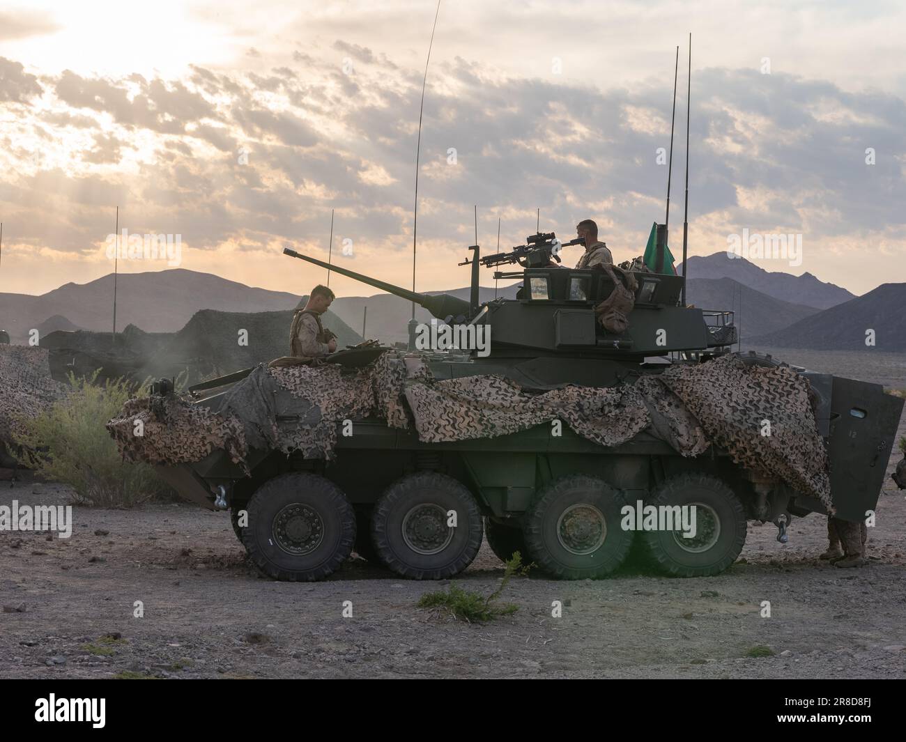 U.S. Marines with 4th Light Armored Reconnaissance Battalion, 4th ...