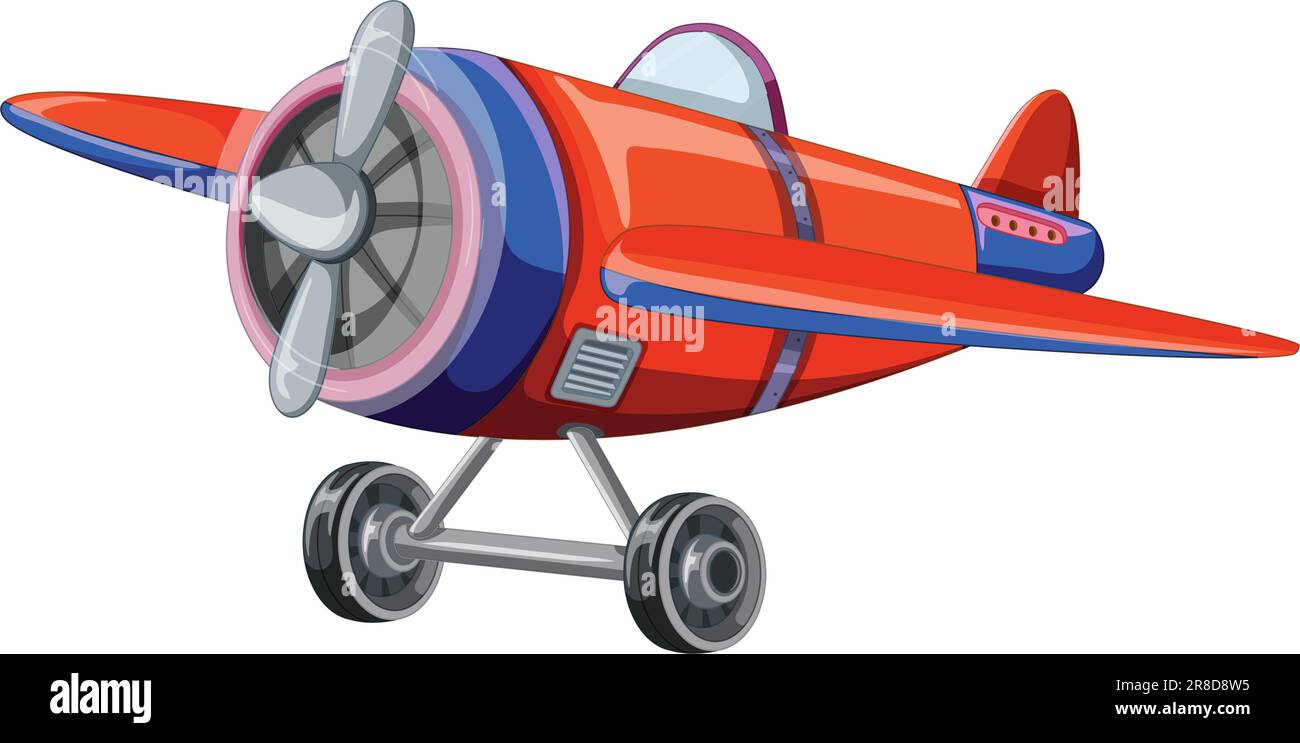 Isolated jet plane cartoon illustration Stock Vector Image & Art - Alamy