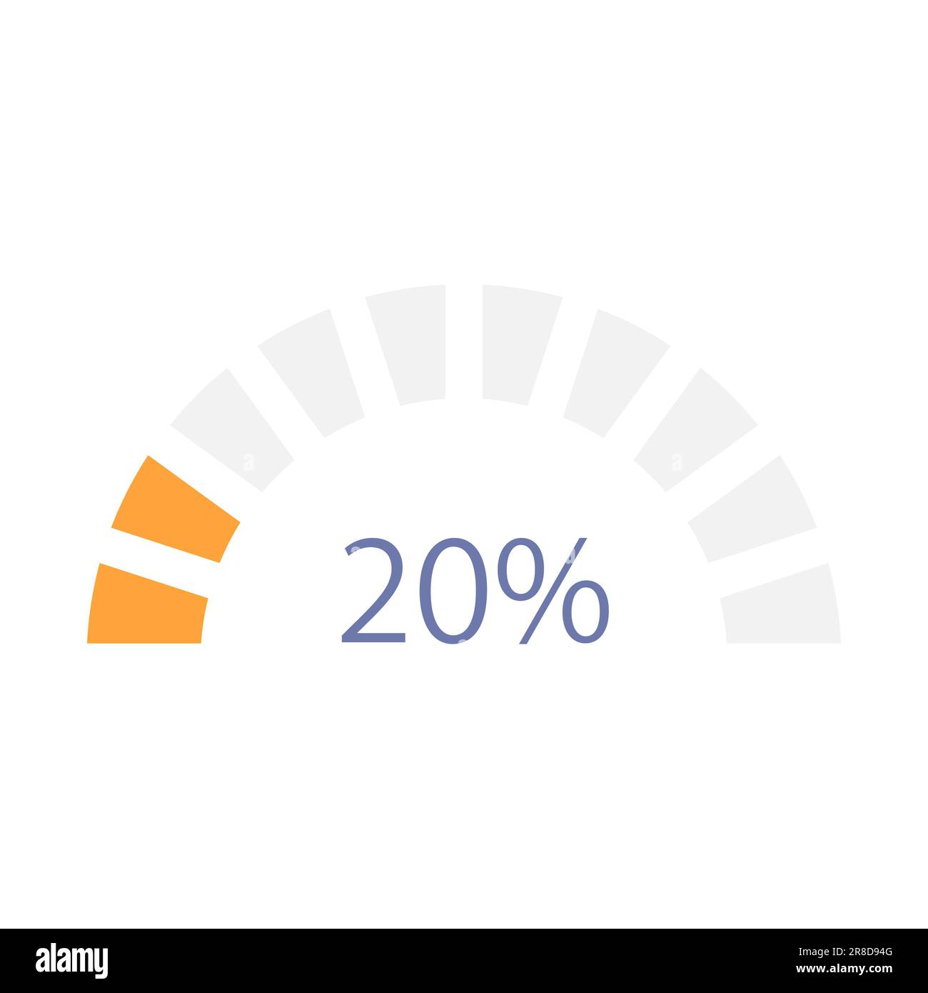 Semi circle infographic chart design template Stock Vector Image & Art ...