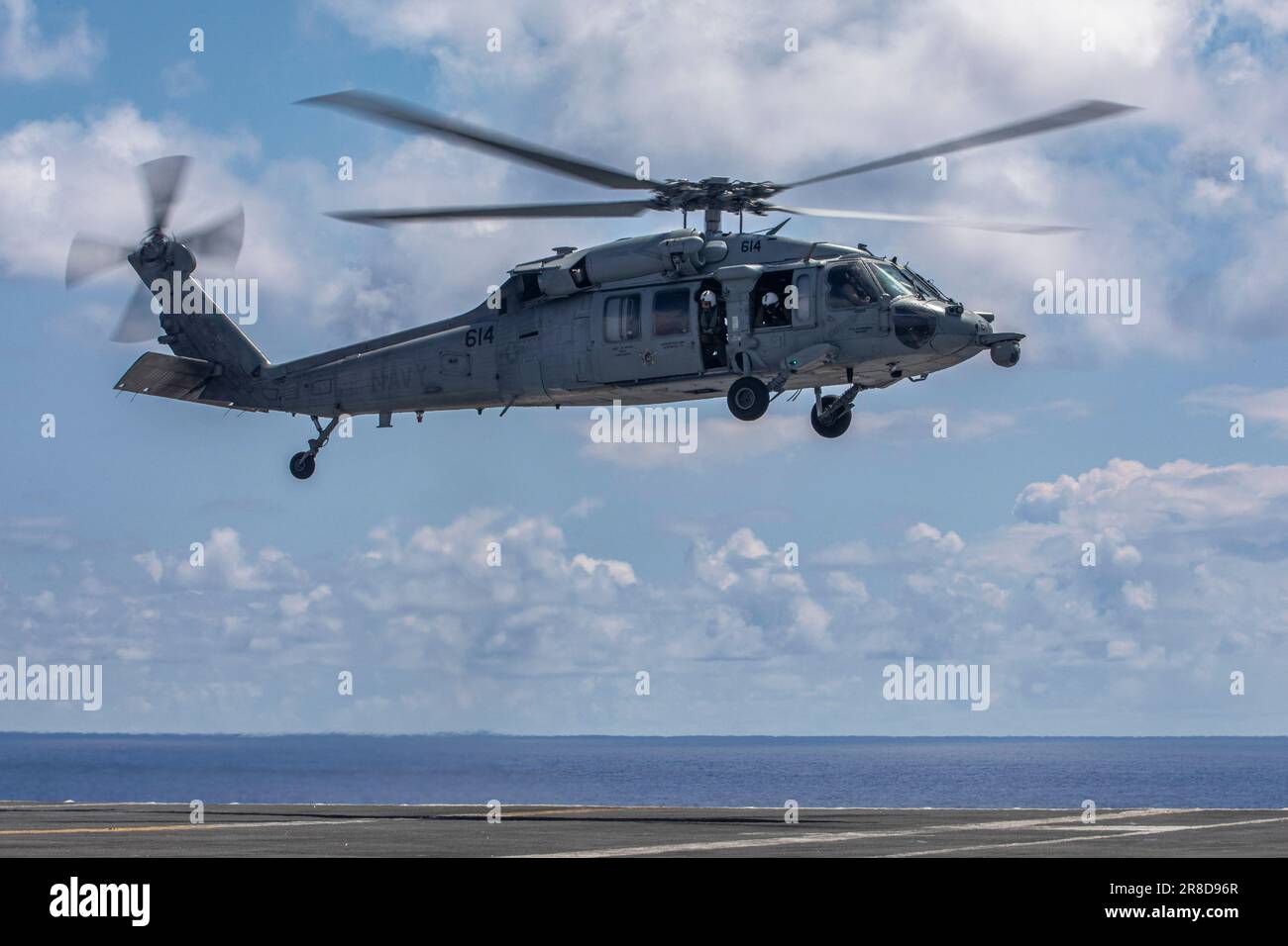 230618-N-PA221-1230 PACIFIC OCEAN (June 18, 2023) An MH-60S Sea Hawk ...