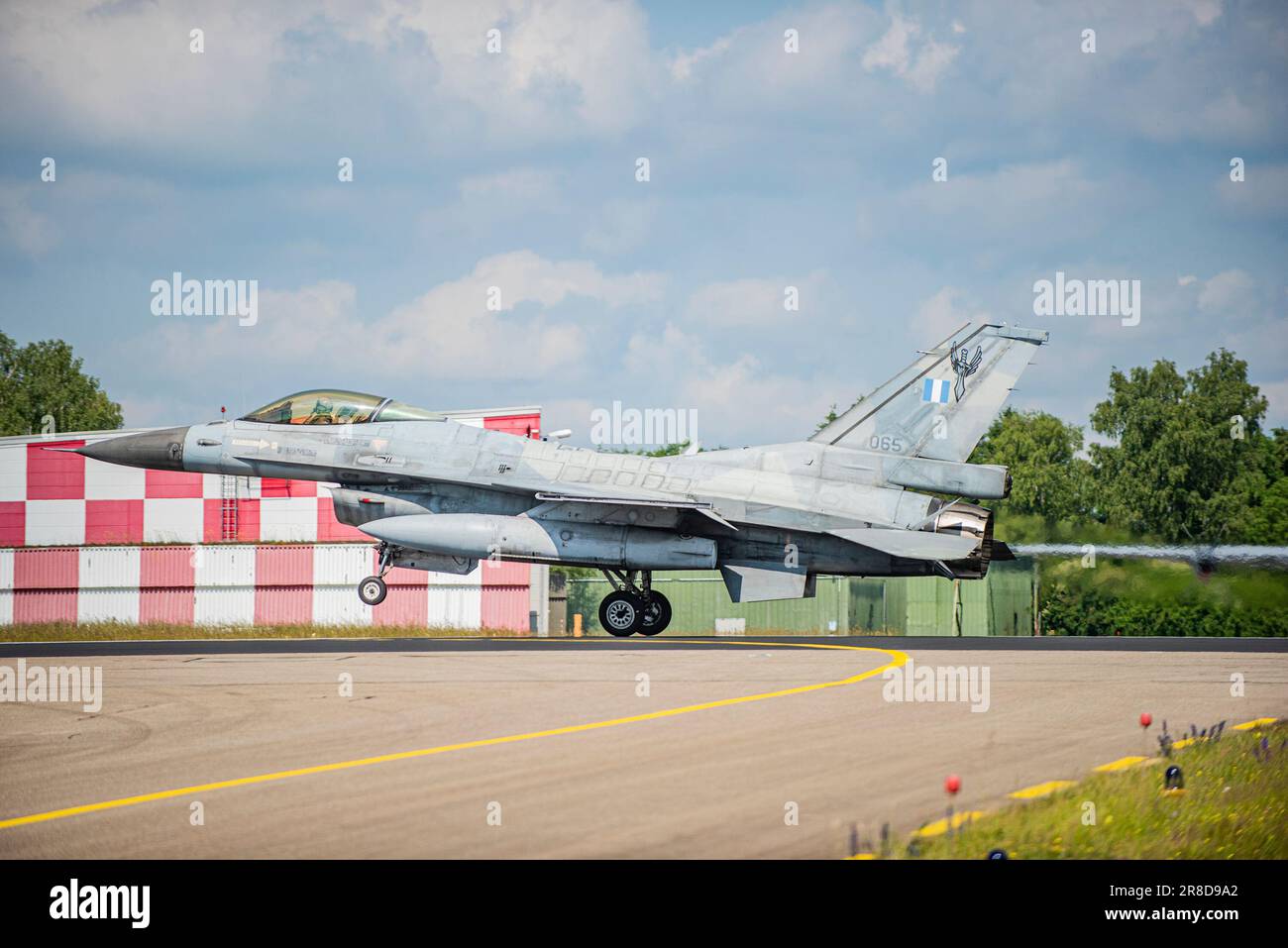 A Hellenic air force pilot assigned to the 347th Fighter Squadron ...