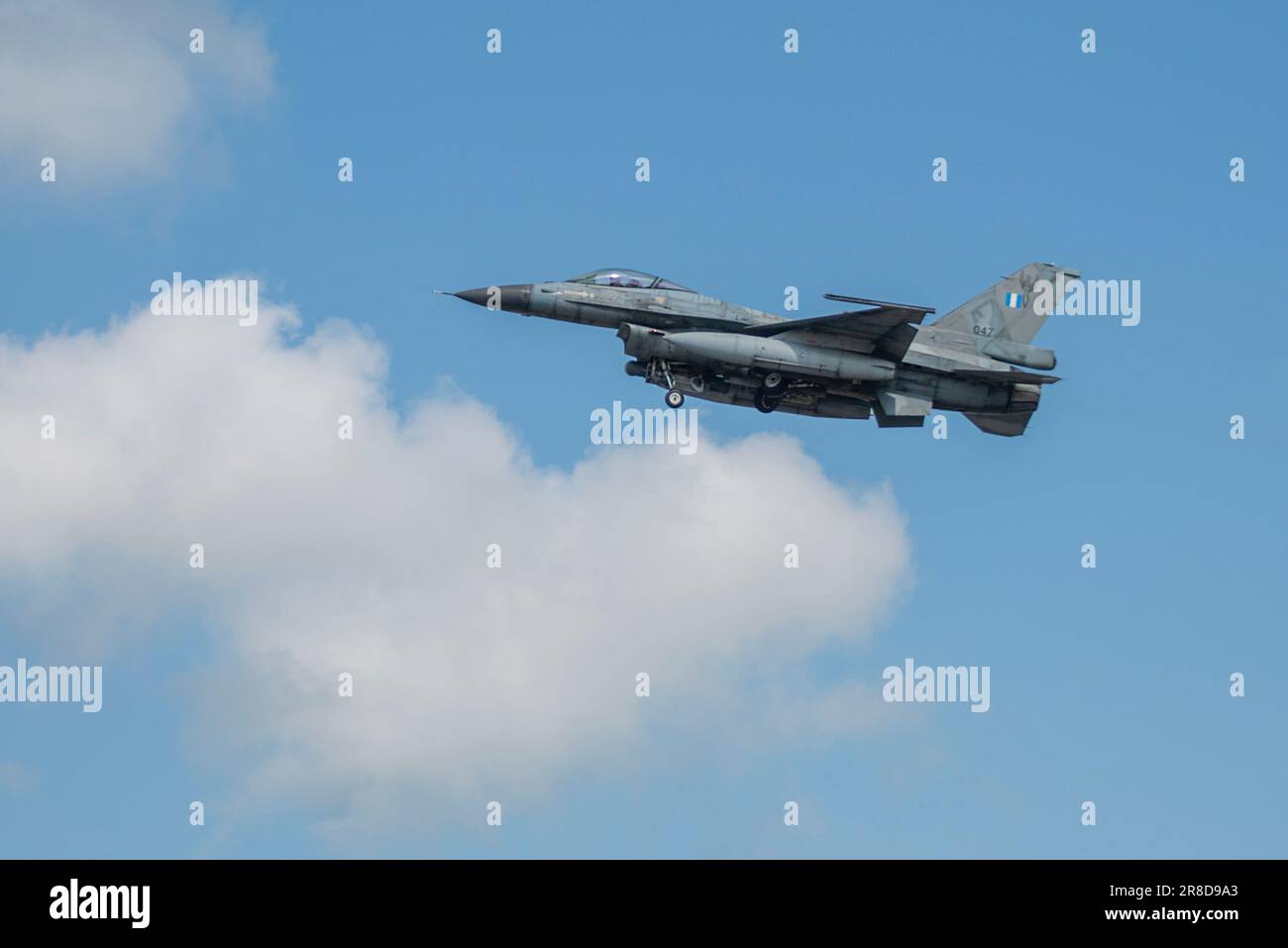 A Hellenic air force pilot assigned to the 347th Fighter Squadron ...