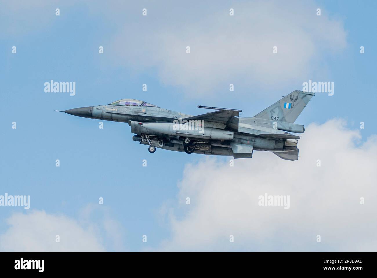 A Hellenic air force pilot assigned to the 347th Fighter Squadron ...