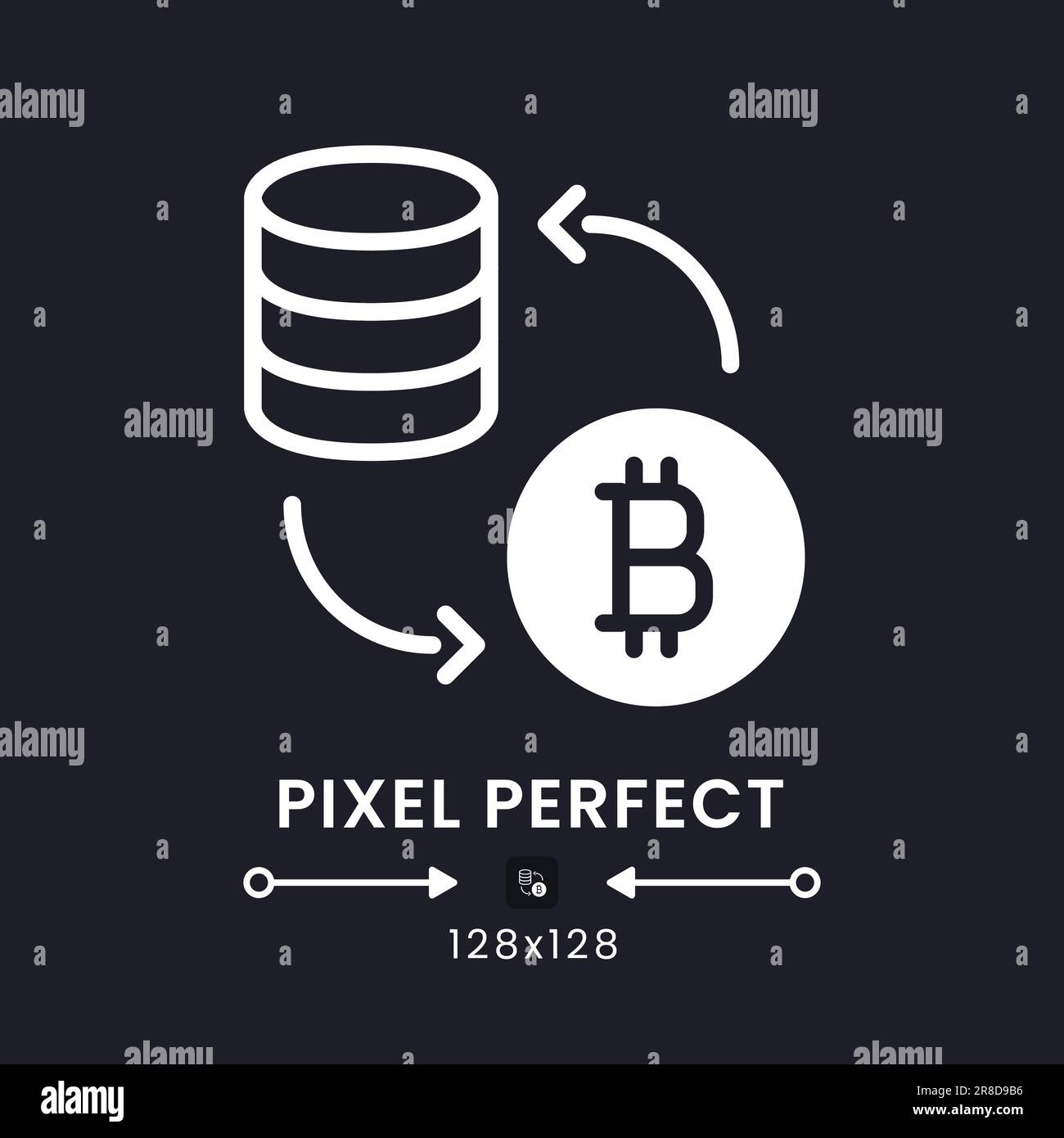 Tokenization white solid desktop icon Stock Vector Image & Art - Alamy