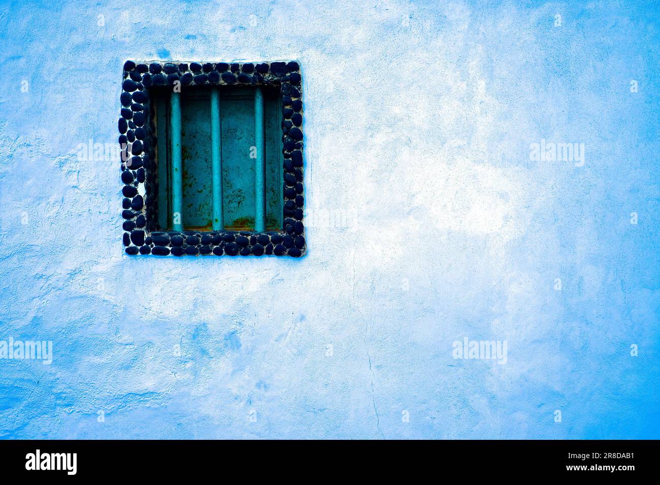 a barred window Stock Photo - Alamy