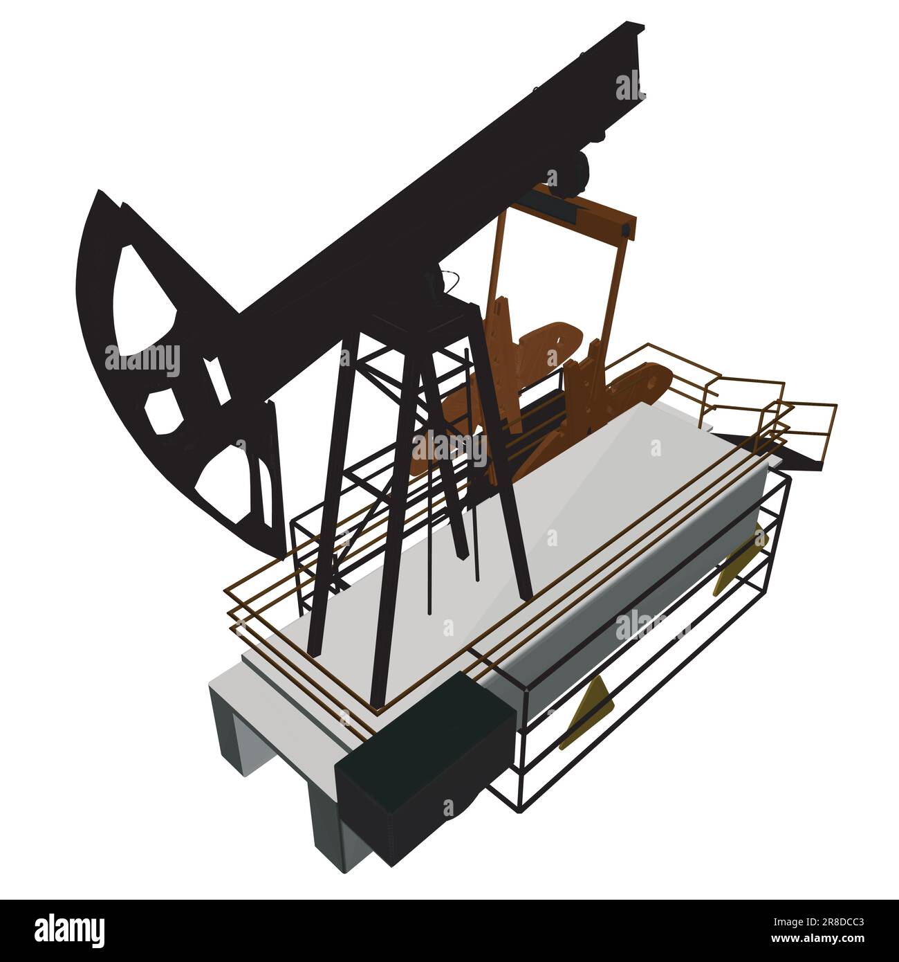 Polygonal Oil pump icon. Oil pump symbol. Vector illustration. Oil ...