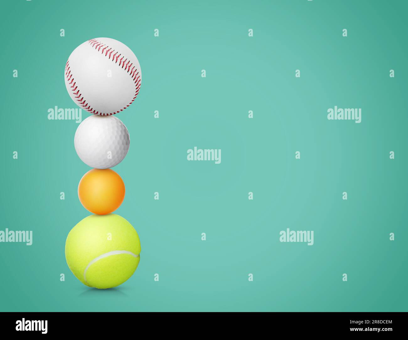 Stacked tennis balls hi-res stock photography and images - Alamy