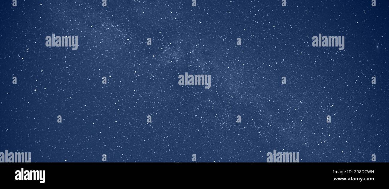 Amazing starry sky at night, banner design Stock Photo - Alamy