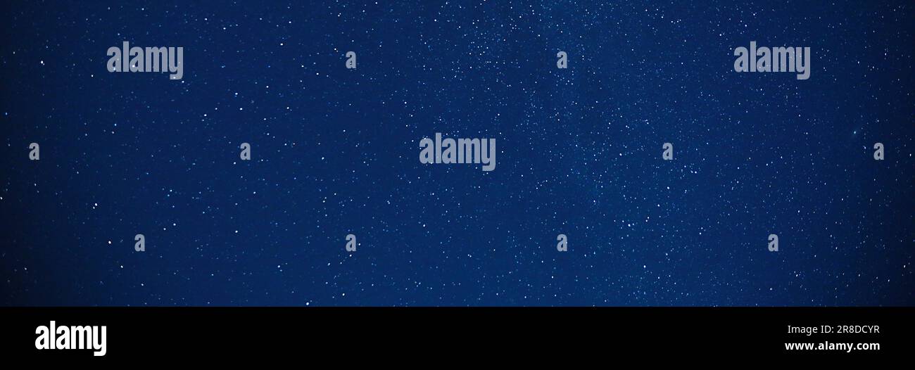 Amazing starry sky at night, banner design Stock Photo - Alamy