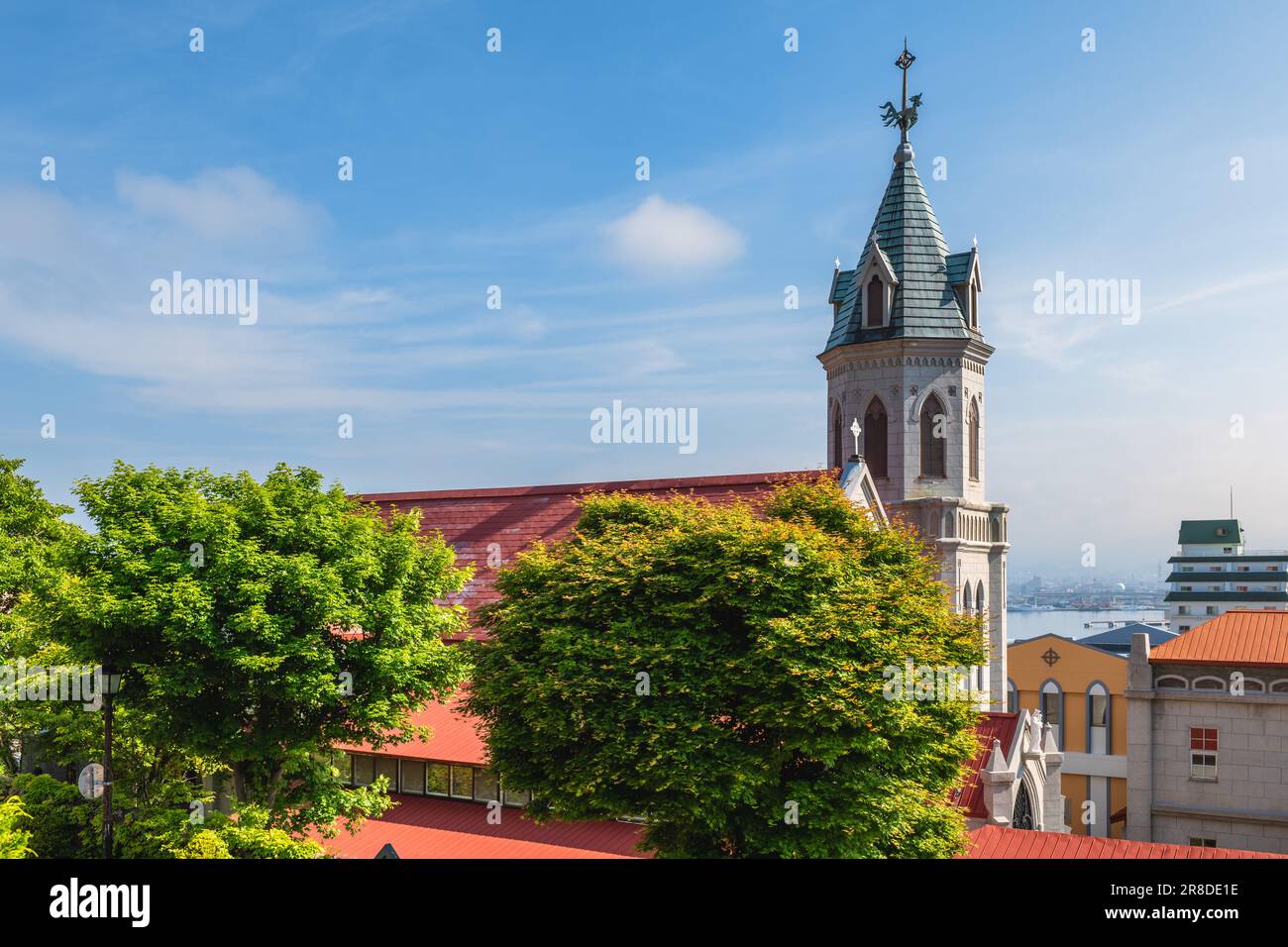 Motomachi Roman Catholic Church in Hakodate, Hokkaido, Japan Stock ...