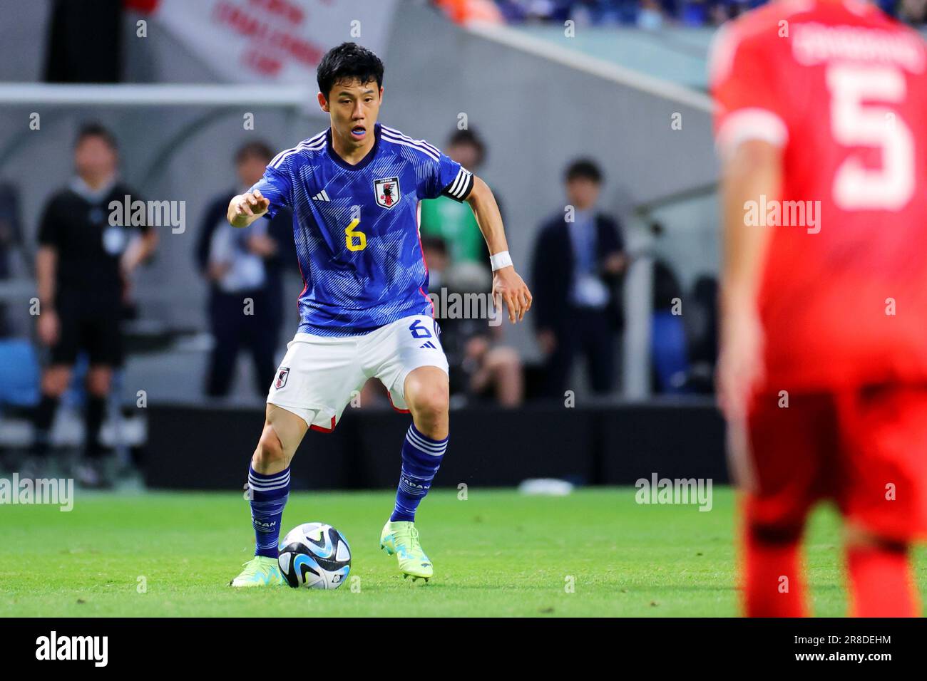 Panasonic Stadium Suita, Osaka, Japan. 20th June, 2023. Wataru Endo ...