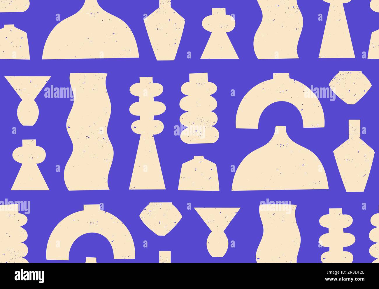 Ceramic Vases Abstract Pottery Hand drawn Vector Stock Vector Image ...