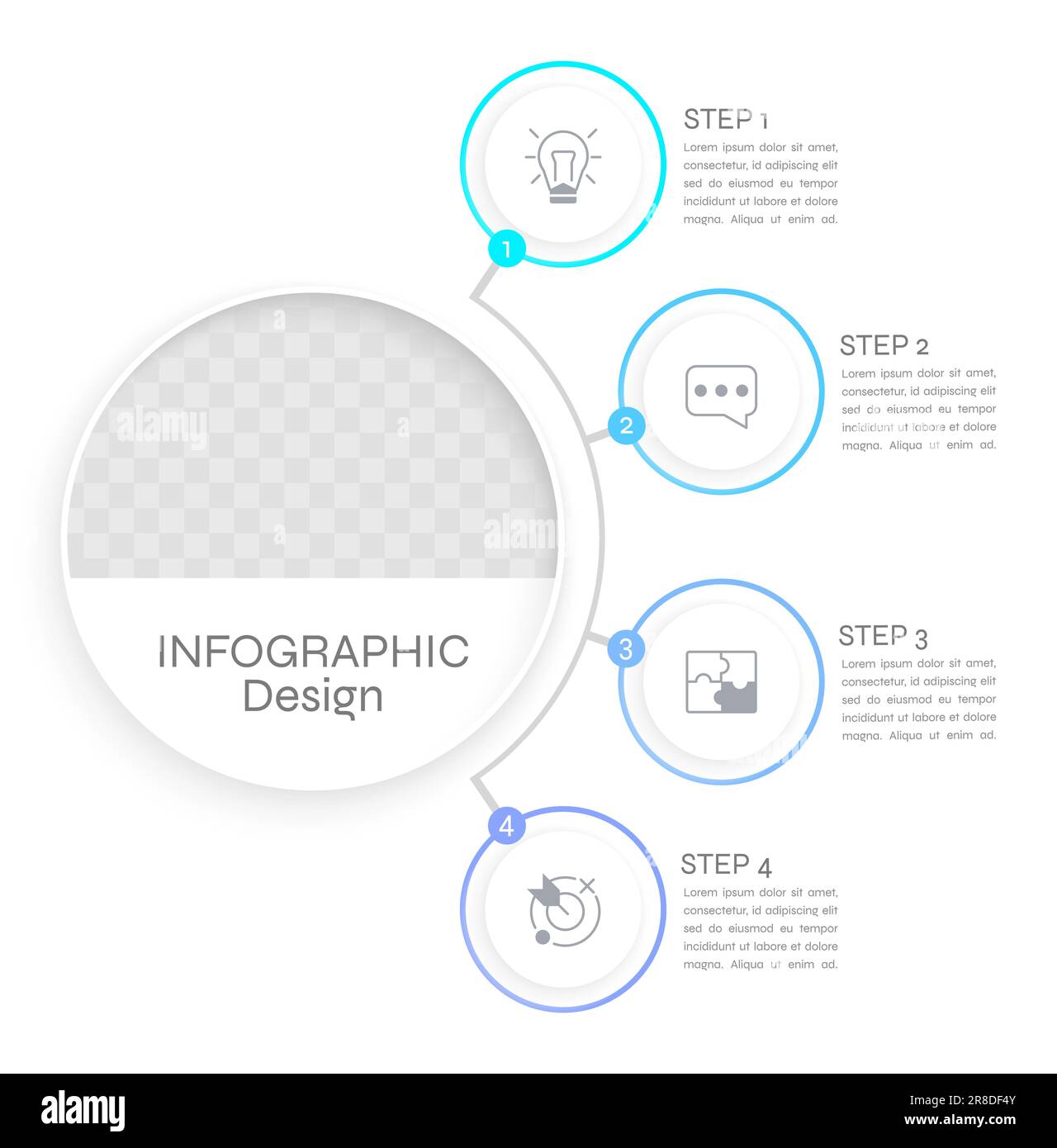 Communication infographic chart design template Stock Vector Image ...