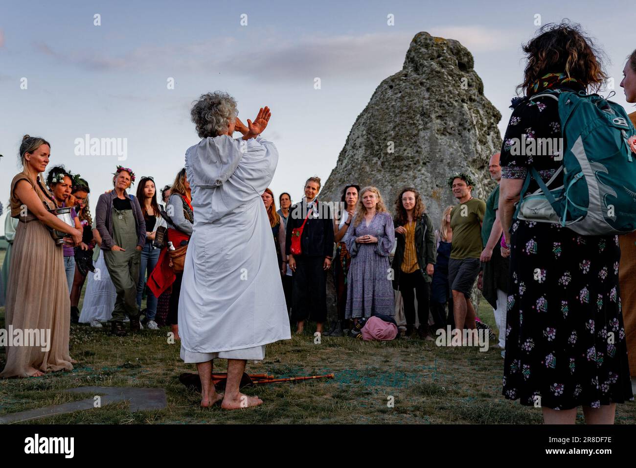 Annual Summer Solstice celebrations take place at Stonehenge, Wiltshire ...