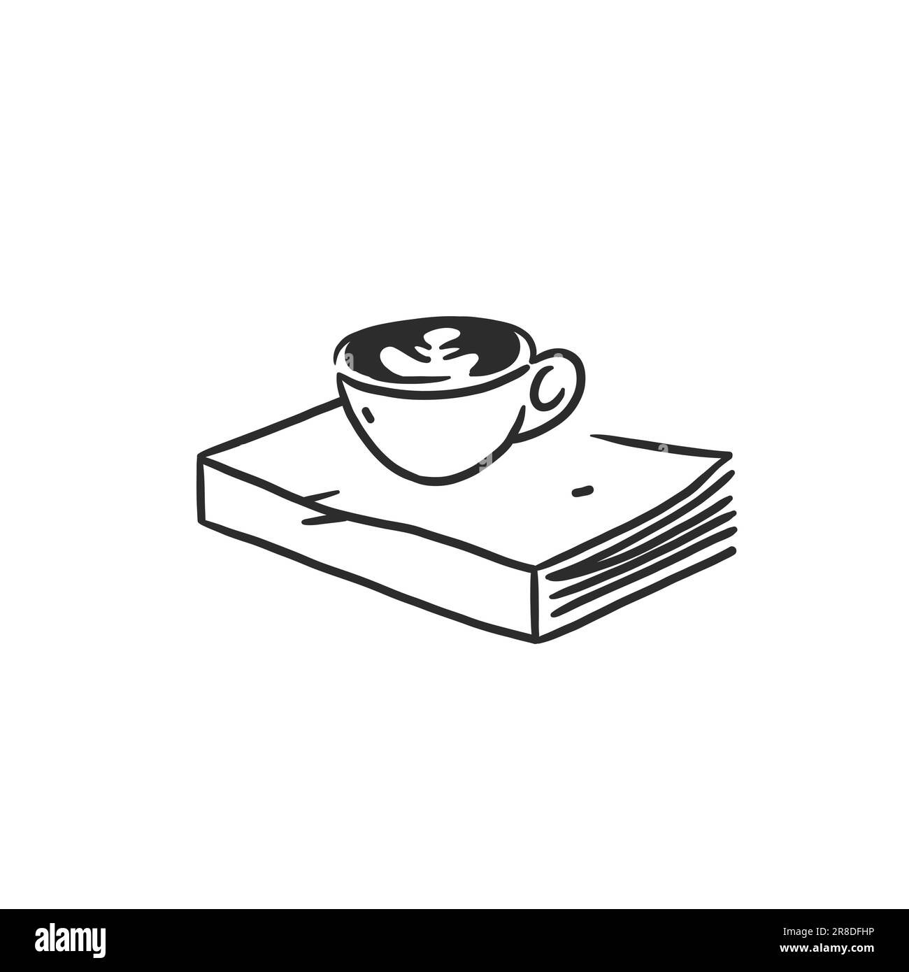 Drawn vector abstract graphic doodle simple minimalistic line ...