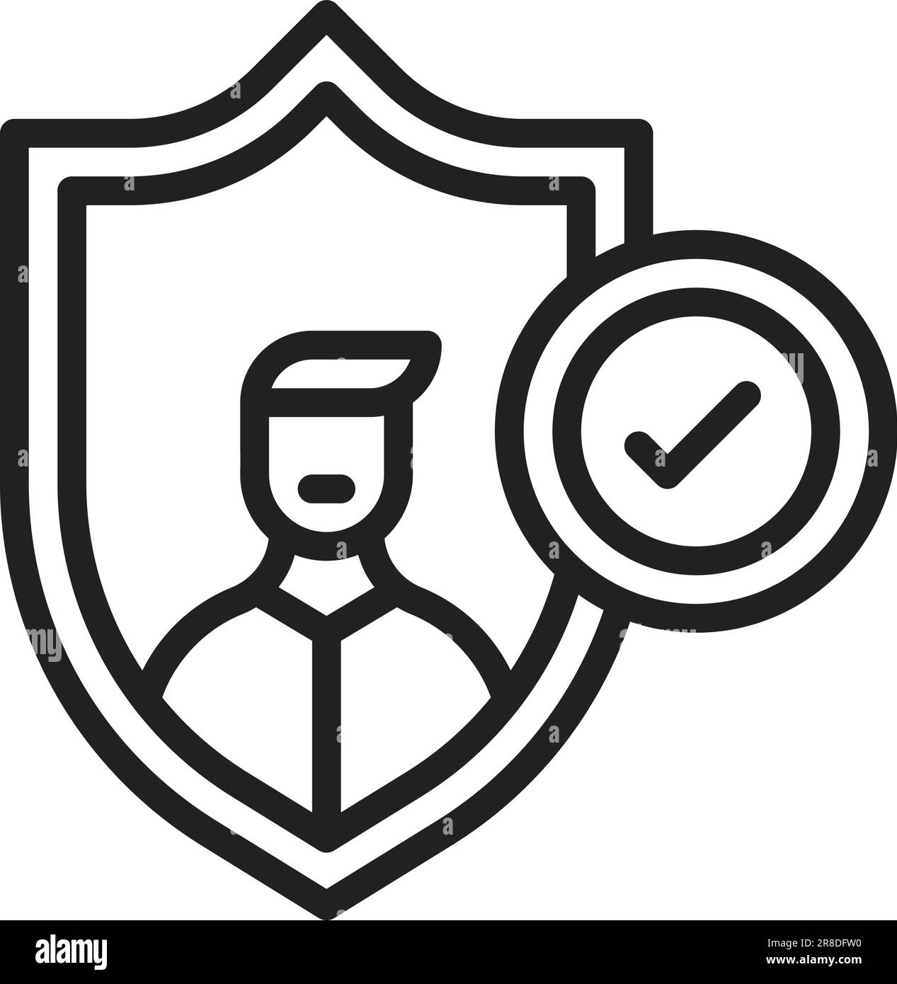 Authentication Icon Image Stock Vector Image & Art - Alamy