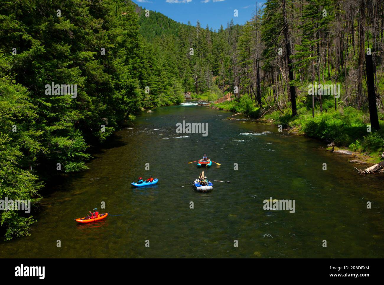 Floating the North Umpqua Wild and Scenic River, Umpqua National Forest ...
