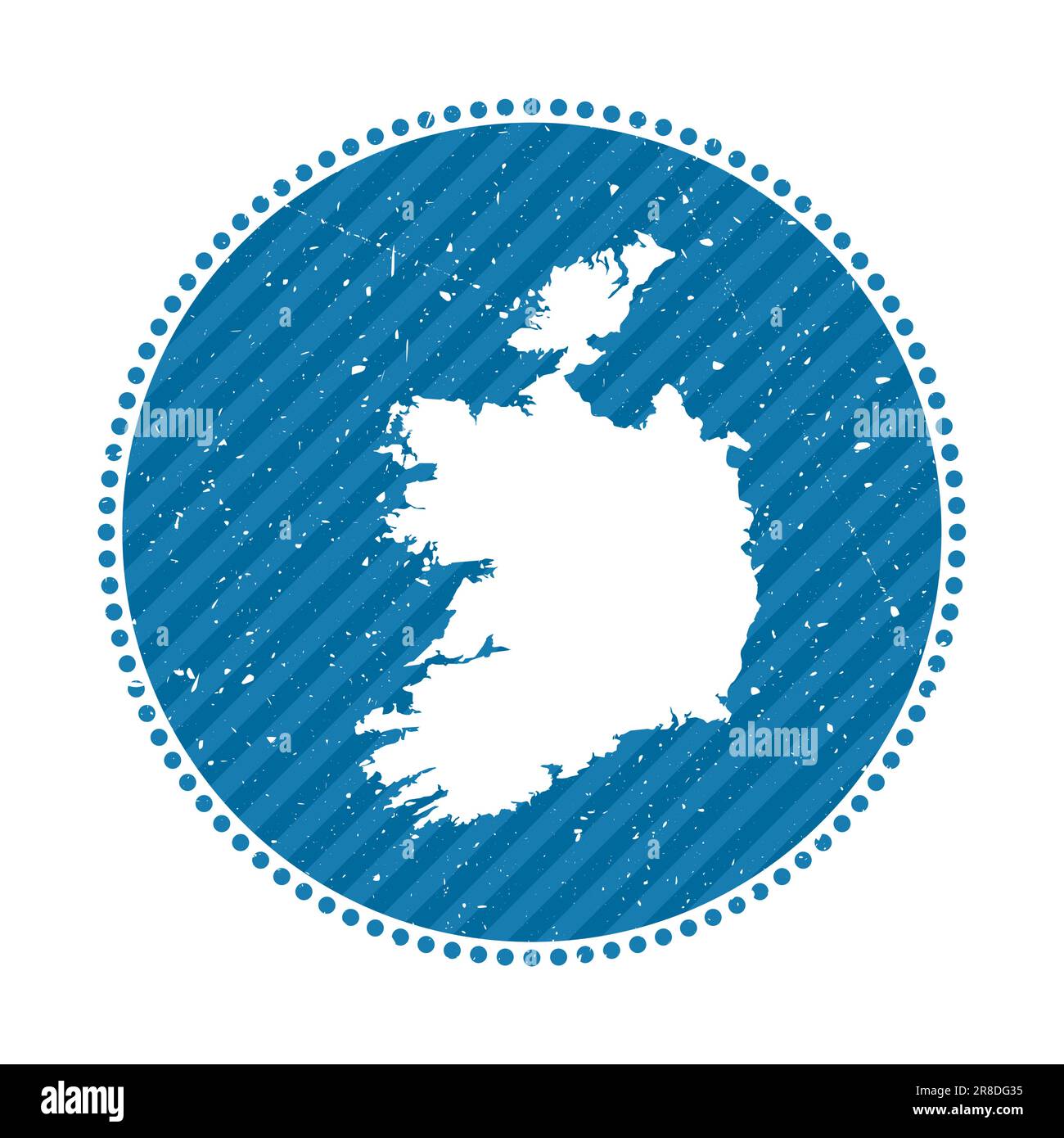 Ireland striped retro travel hi-res stock photography and images - Alamy