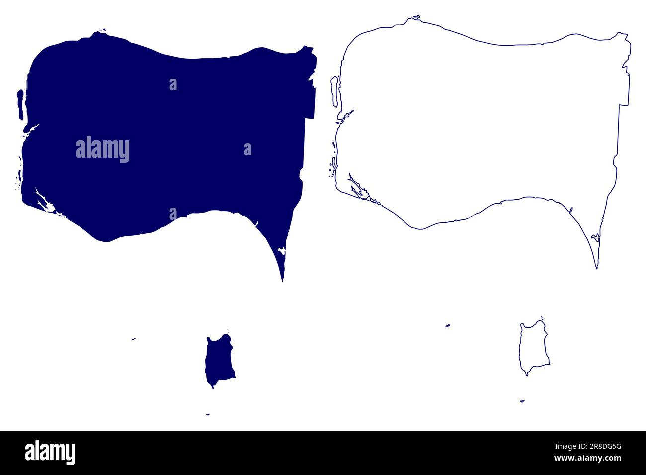Essex County (Canada, Ontario Province, North America) map vector ...