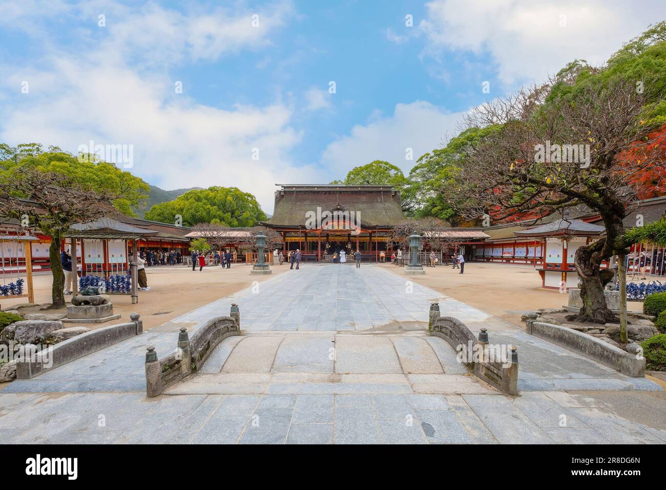 Fukuoka, Japan - Nov 30 2022: Dazaifu Tenmangu shgrine dedicated to the ...